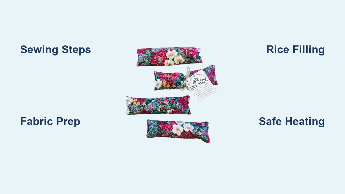 How to Sew a Rice Heating Bag - 2026
