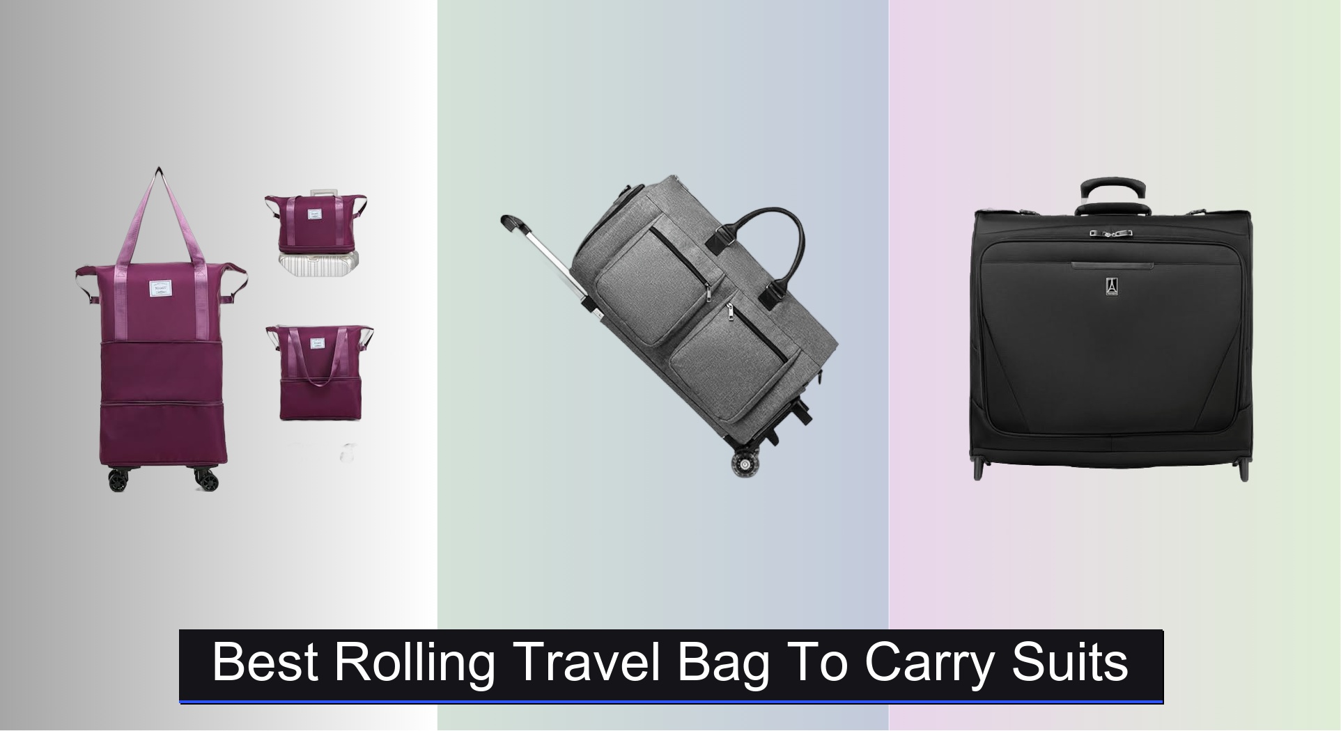 7 Best Rolling Travel Bags to Carry Suits in 2026